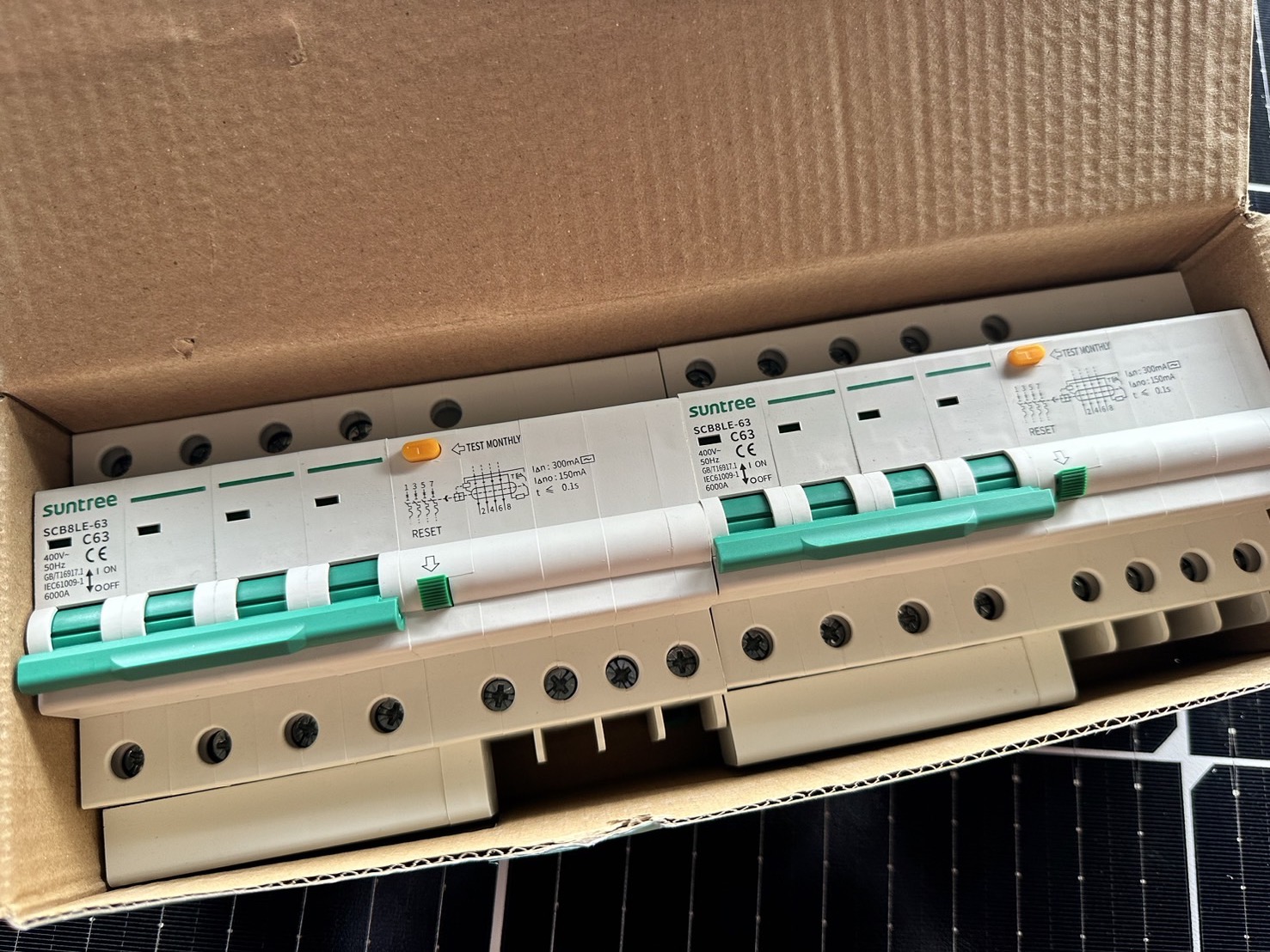 เบรกเกอร์กันดูด RCBO SUNTREE / SCB8LE-63 AC 63A 4P 300mA - แผงโซล่าเซลล์ : Inspired by LnwShop ...